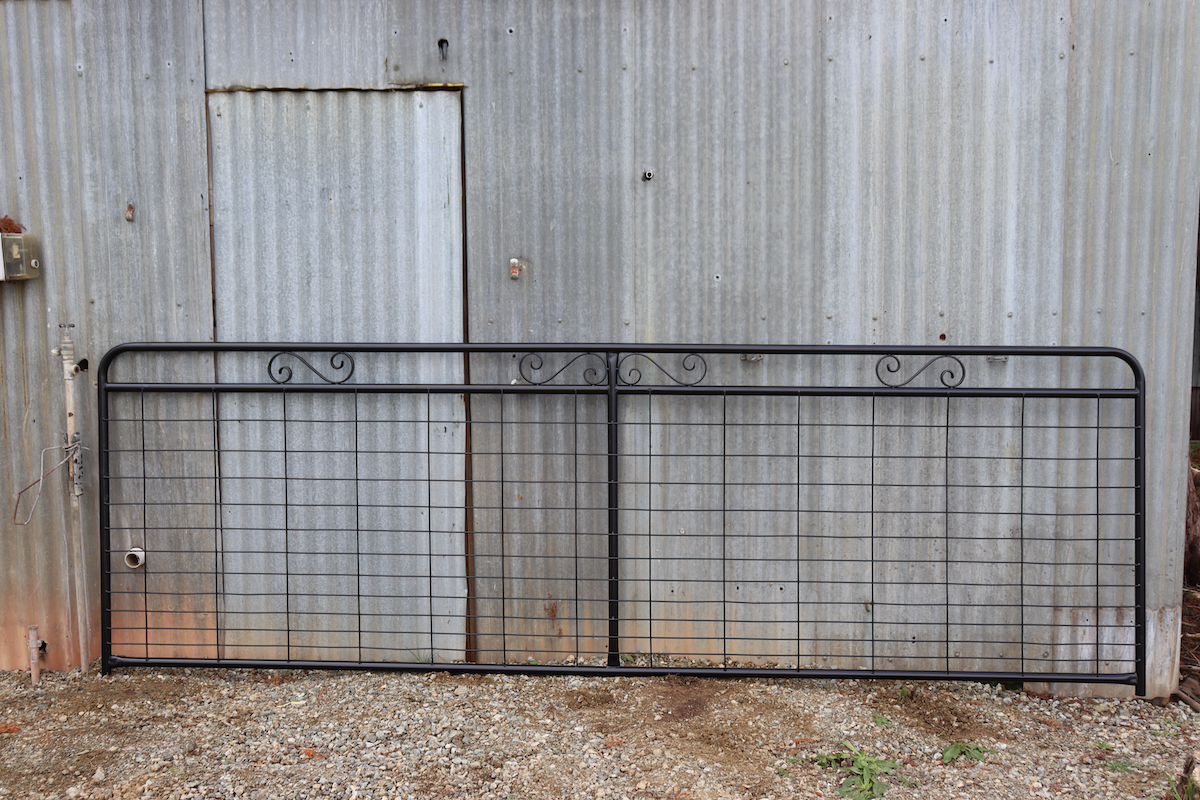 Timber and Metal Decorative Rural Gates — Saltram Rural - Premium Post ...