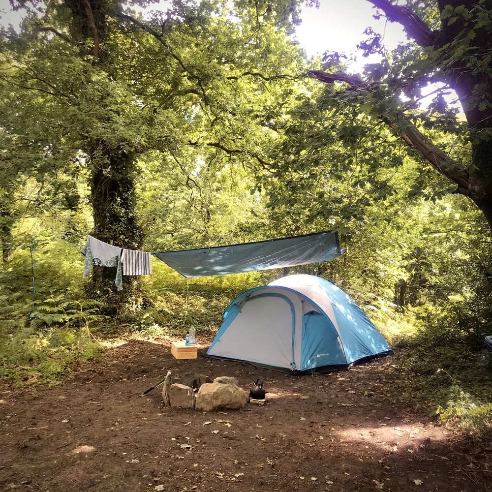 Camping — Cefn Coed