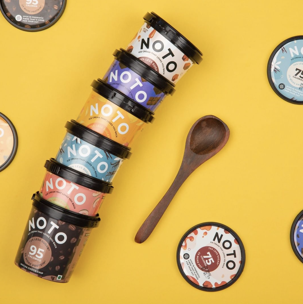 Brand Identity and Packaging Design for Healthy yet Delicious Noto ice ...