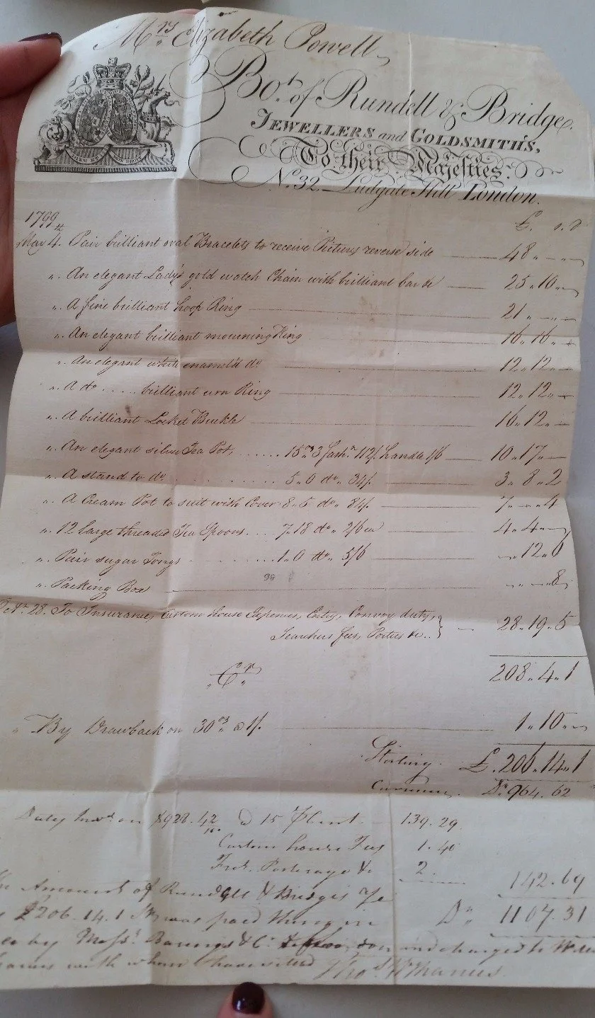 The Account Books of Elizabeth Willing Powel: Part 1 Introduction and ...