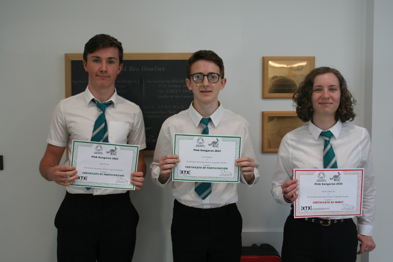 maths success! — Ysgol Bro Dinefwr