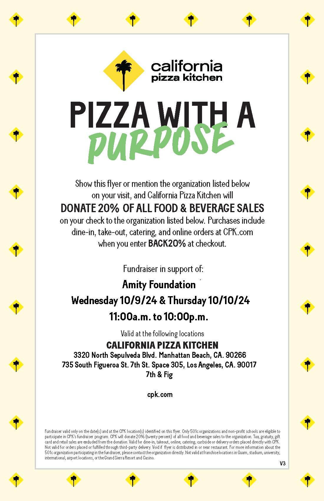 CPK Fundraiser — Amity Foundation