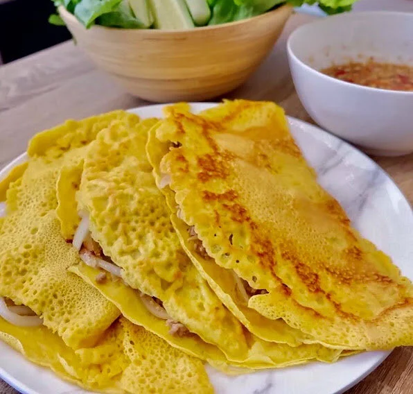 Banh Xèo Or Banh Chao (Cambodian And Vietnamese Crepes) Recipe