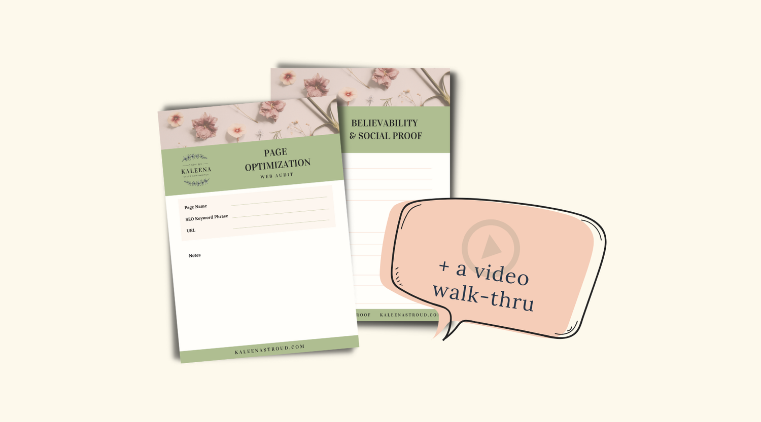 Quickfire Website Copywriting Audit — Copy by Kaleena