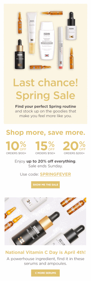 How to Write Spring Sales Emails for Ecommerce (w/ Examples) — Copy by ...