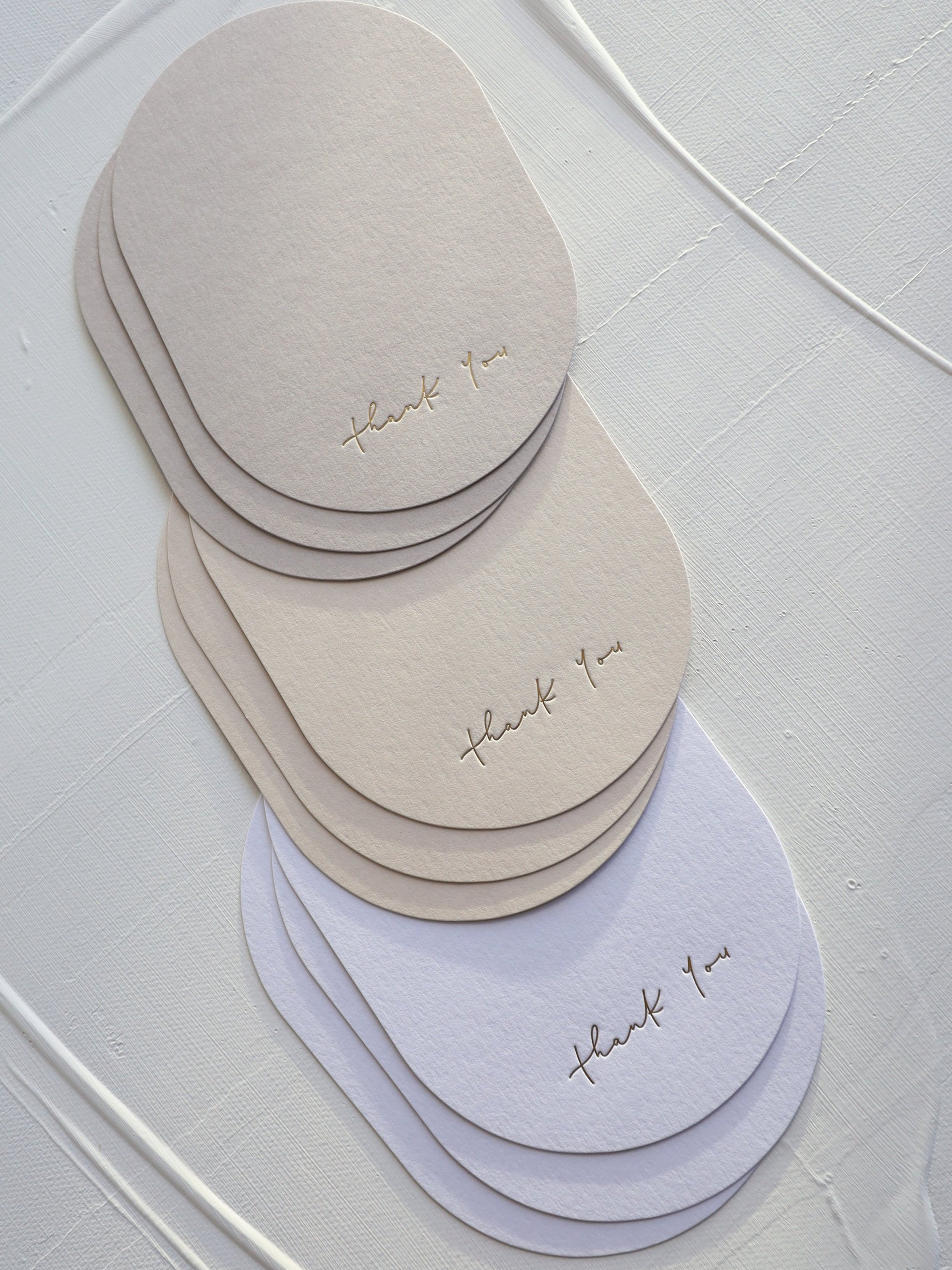Thank You Cards — muted slate