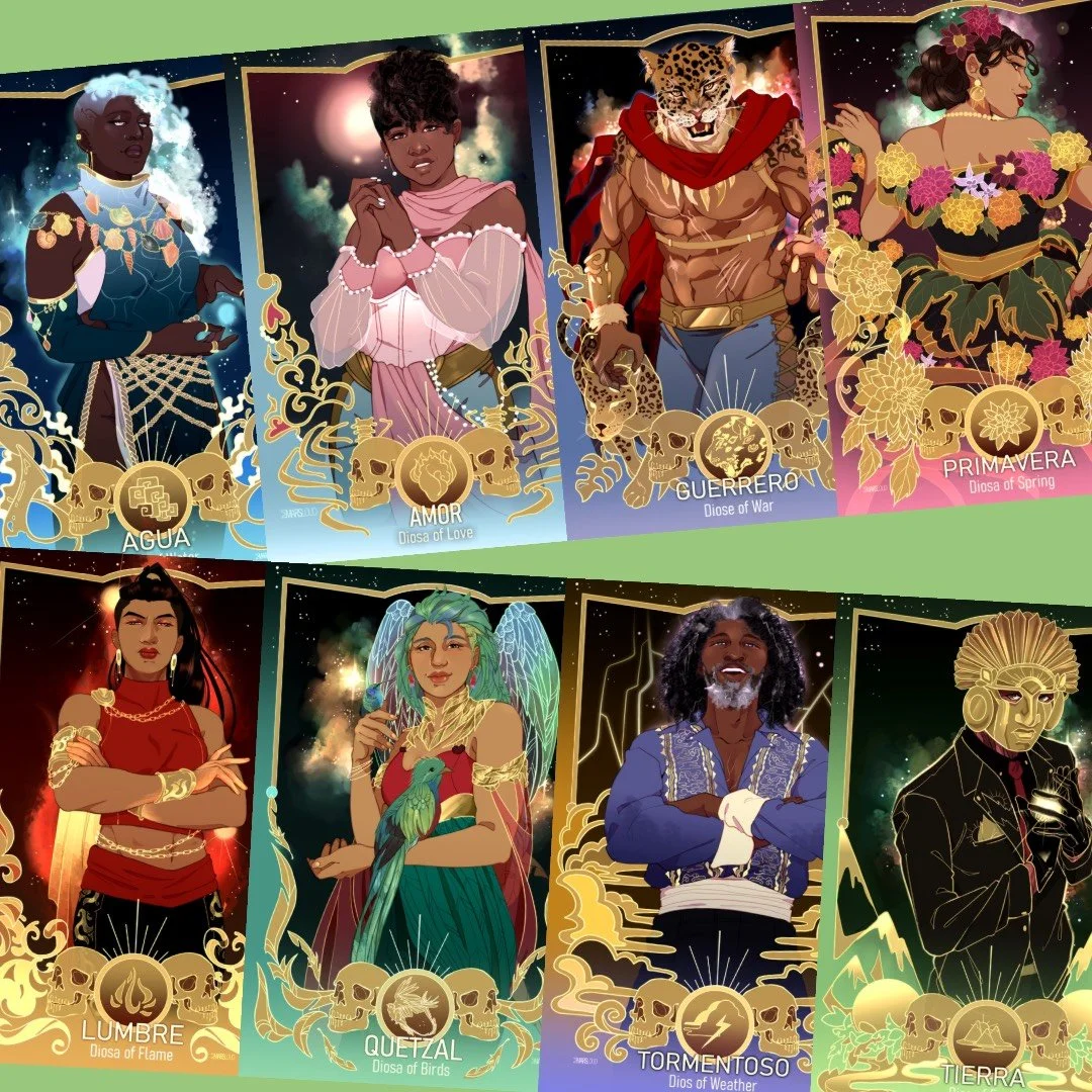 Celestial Monster Trading Cards (pack of 13) — Aiden Thomas