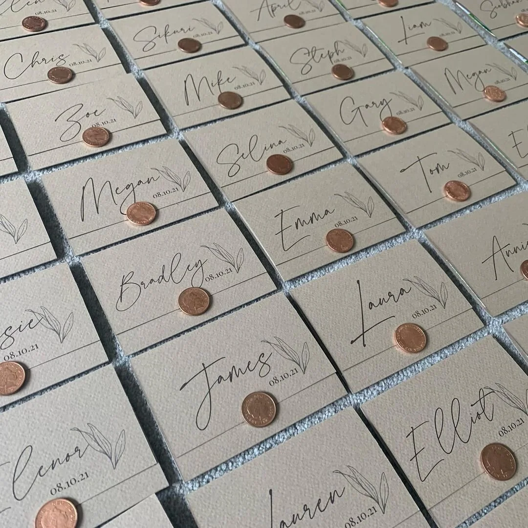 Signage & Props — white fern weddings