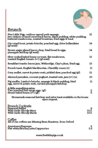 Brunch — Five Little Pigs