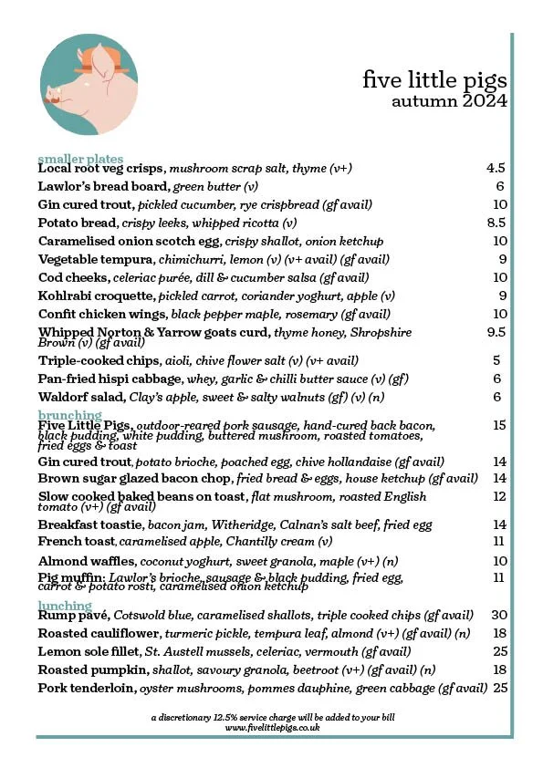 Sunday — Five Little Pigs