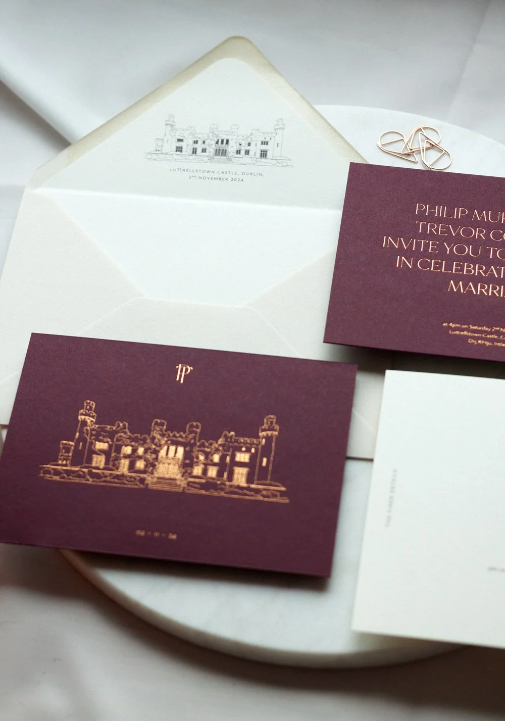 Custom Design Wedding Stationery - Last Colour Down — Last Colour Down ...