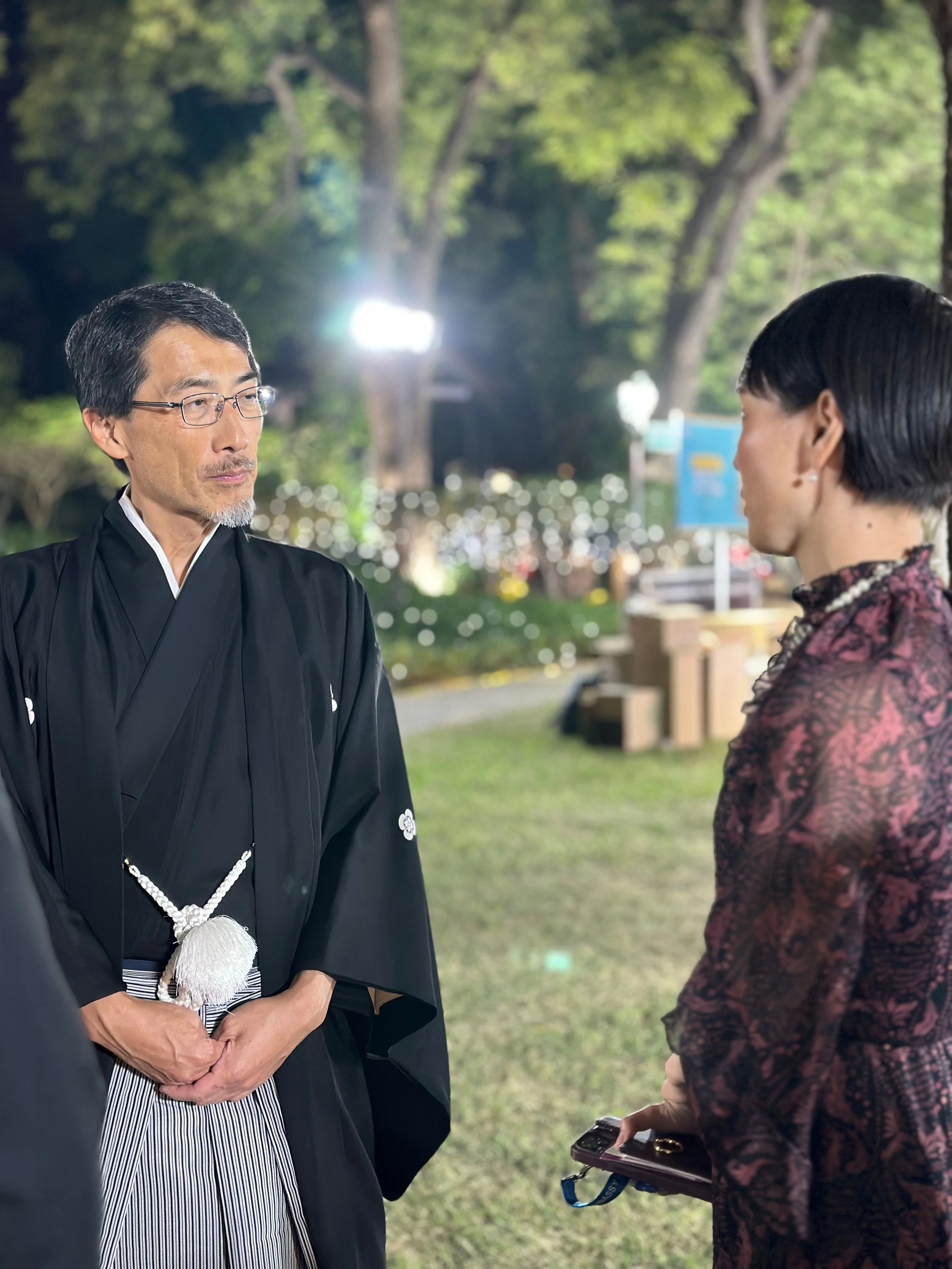 Reception party at Embassy of Japan in Delhi — Oyamada Japan