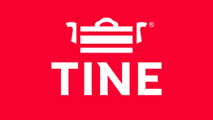 Logo for TINE — Melkeveien designkontor