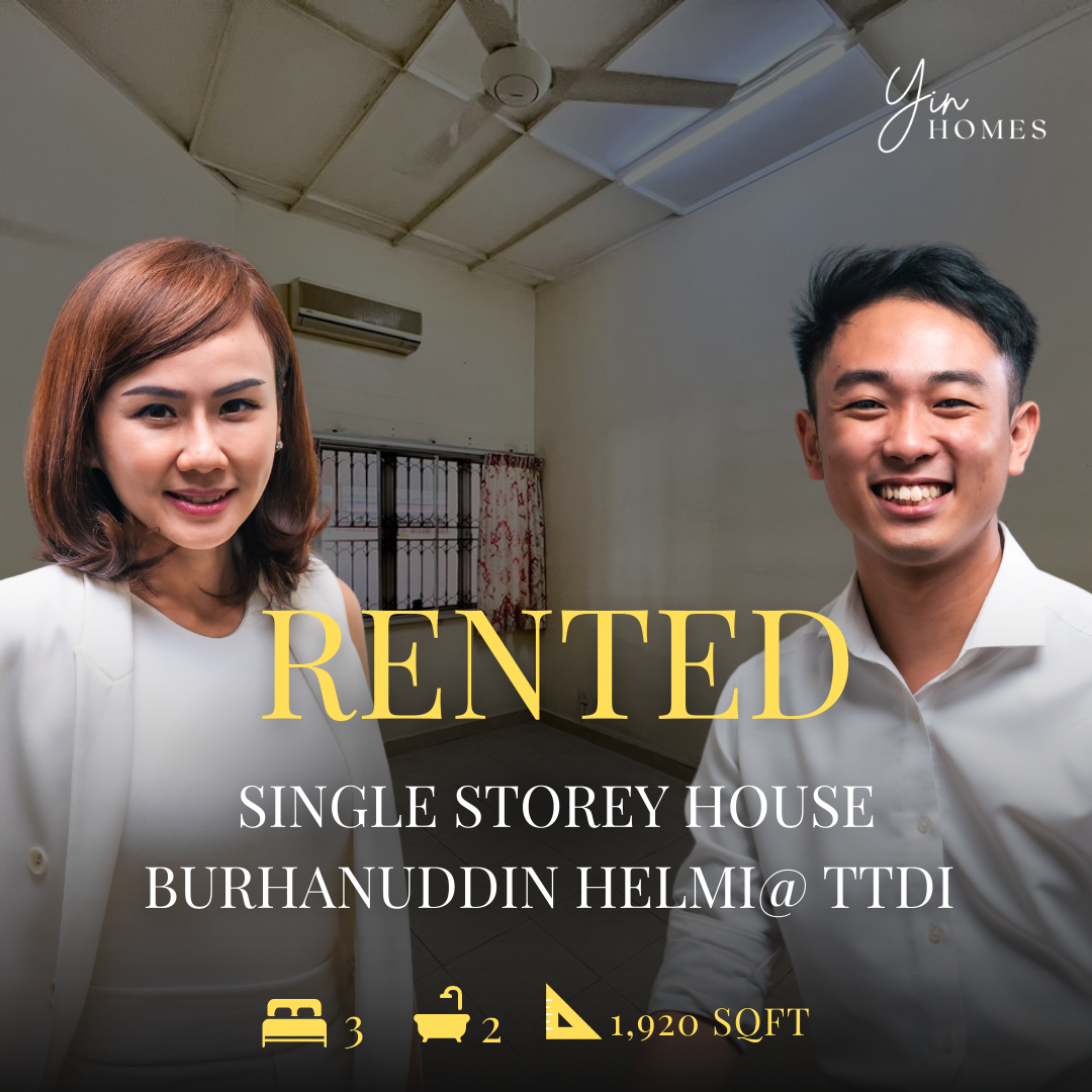Rented | Lorong Burhanuddin Helmi | TTDI — Yin Homes