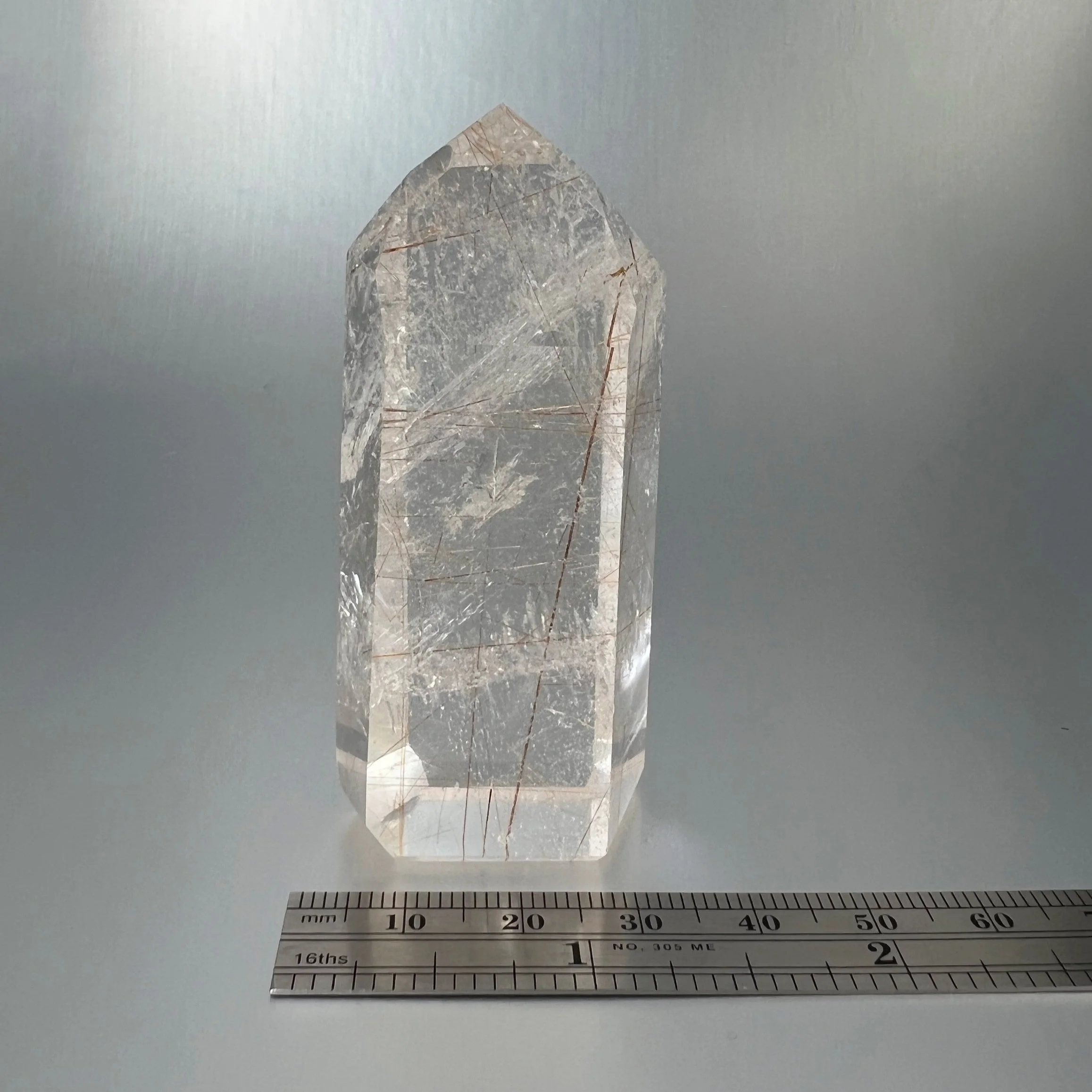 Rutilated Quartz with Red and Silver Rutile Needles - GemologyGeek ...