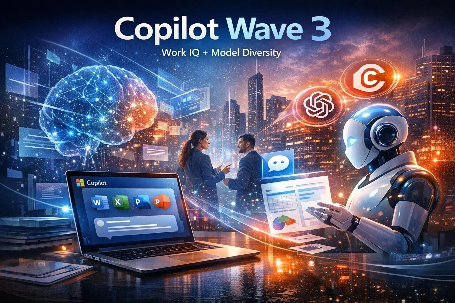 Copilot Wave 3: Der Moment, in dem KI endlich richtige Arbeit versteht ...