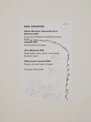 Fadl Fakhouri — Columbia University School of the Arts Visual Arts