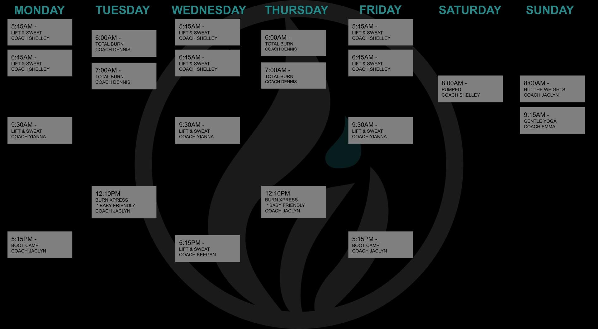 Schedule — IGNITE