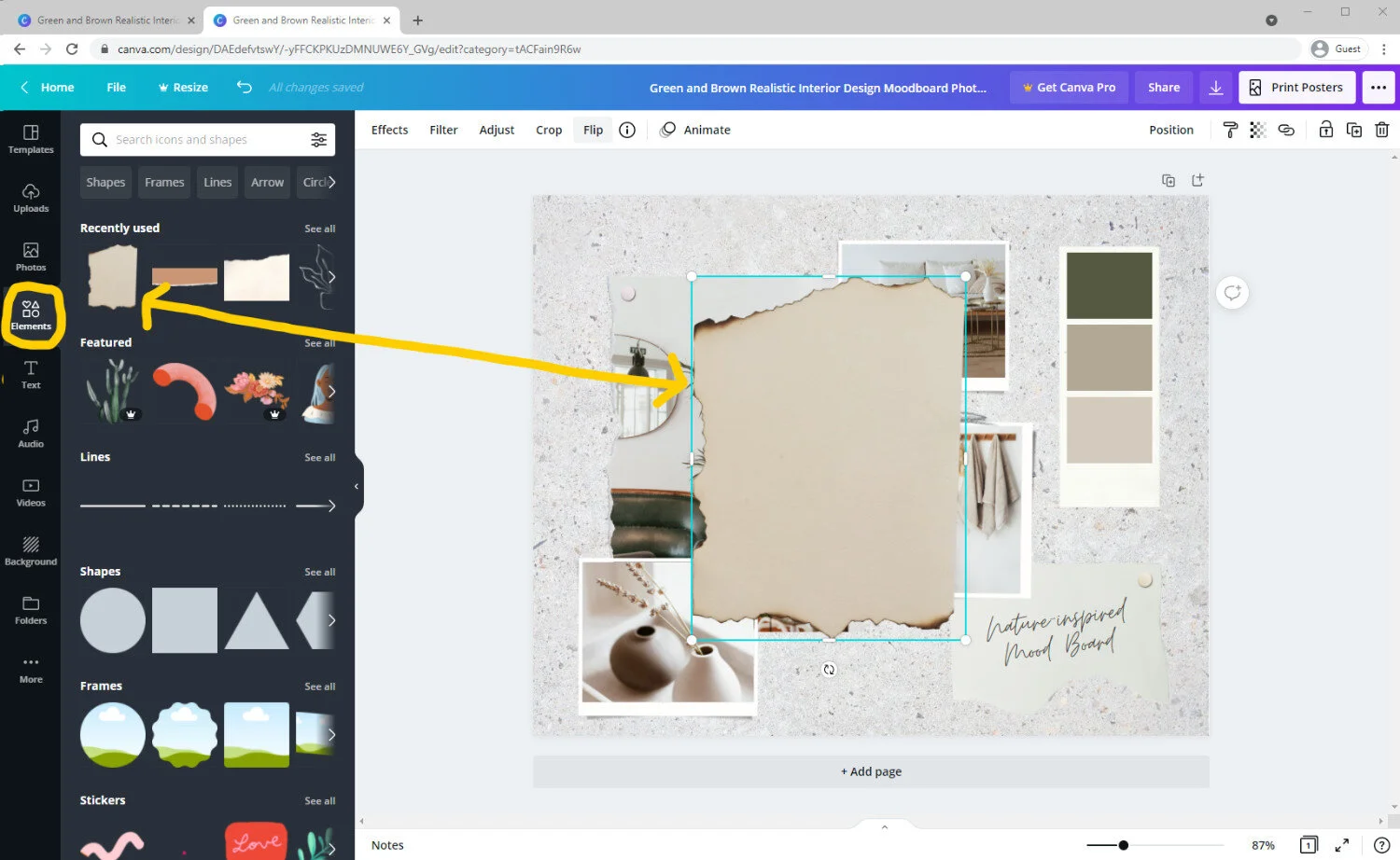 How To Create A Mood Board In Canva — Tina Flint Studio