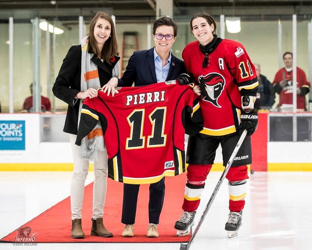 Jacquie Pierri, Pro Ice Hockey — EcoAthletes