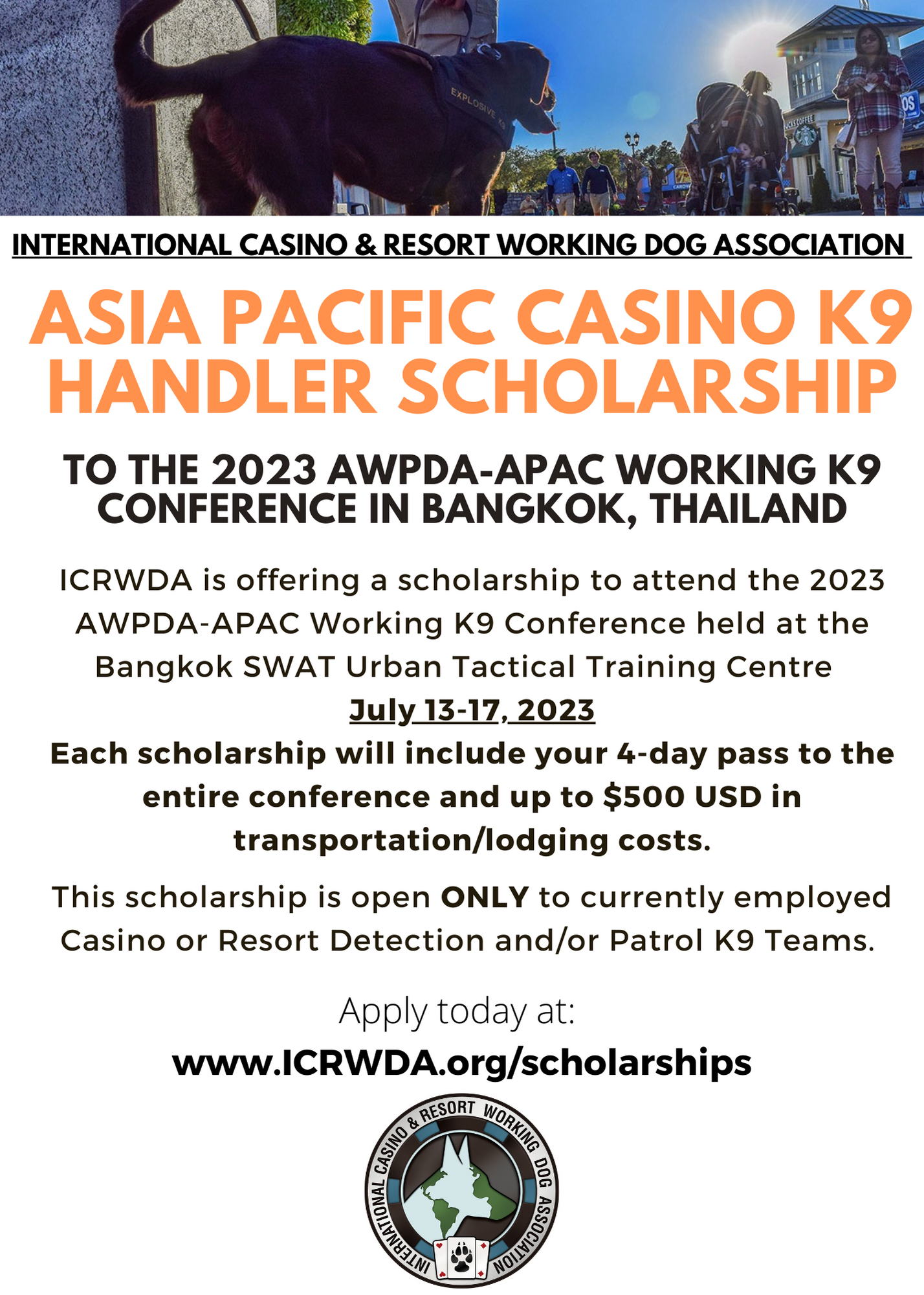 Scholarships — ICRWDA