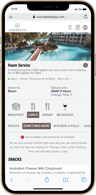 Marriot Mobile Dining - IRIS Solutions