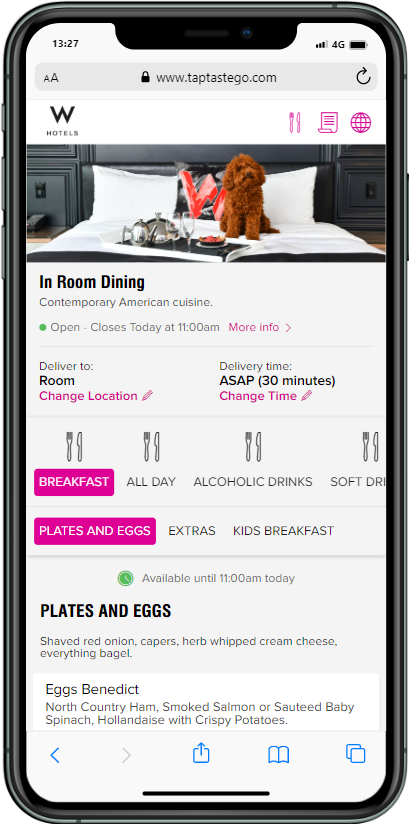 W Boston - Case Study - Mobile Dining | IRIS®