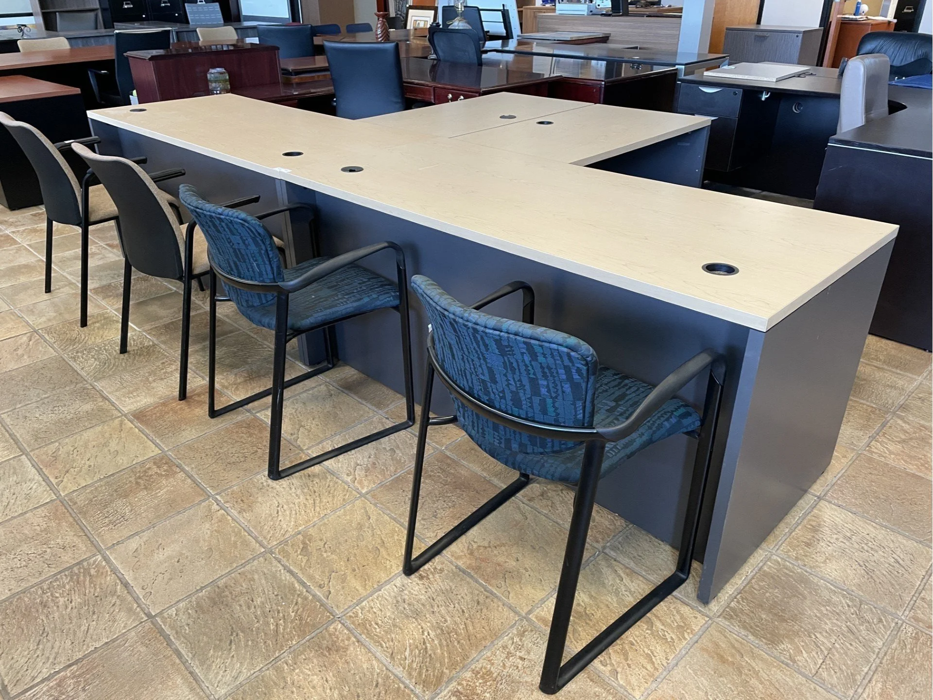 Various L-Shape Desks (Left or Right) — Used Office Furniture Connection