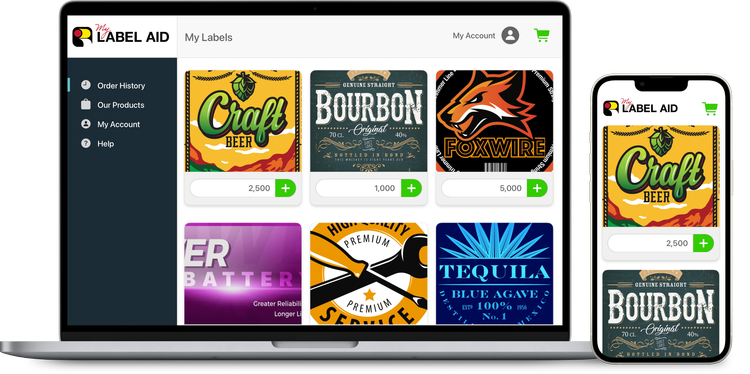 Order custom labels online — Label Aid