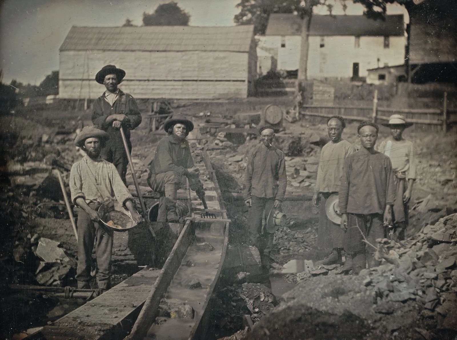Chinese Gold Rush Miners