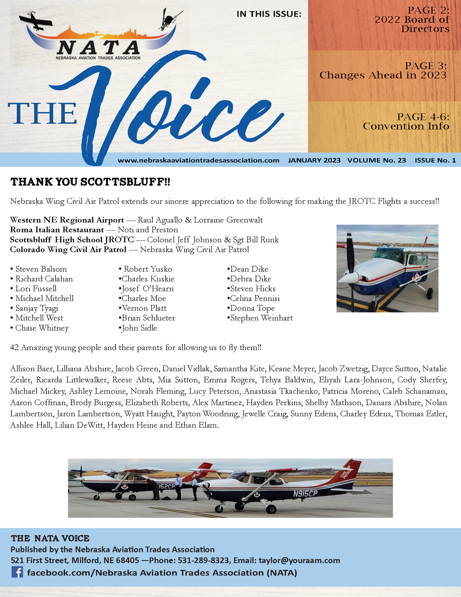 The NATA Voice — NATA