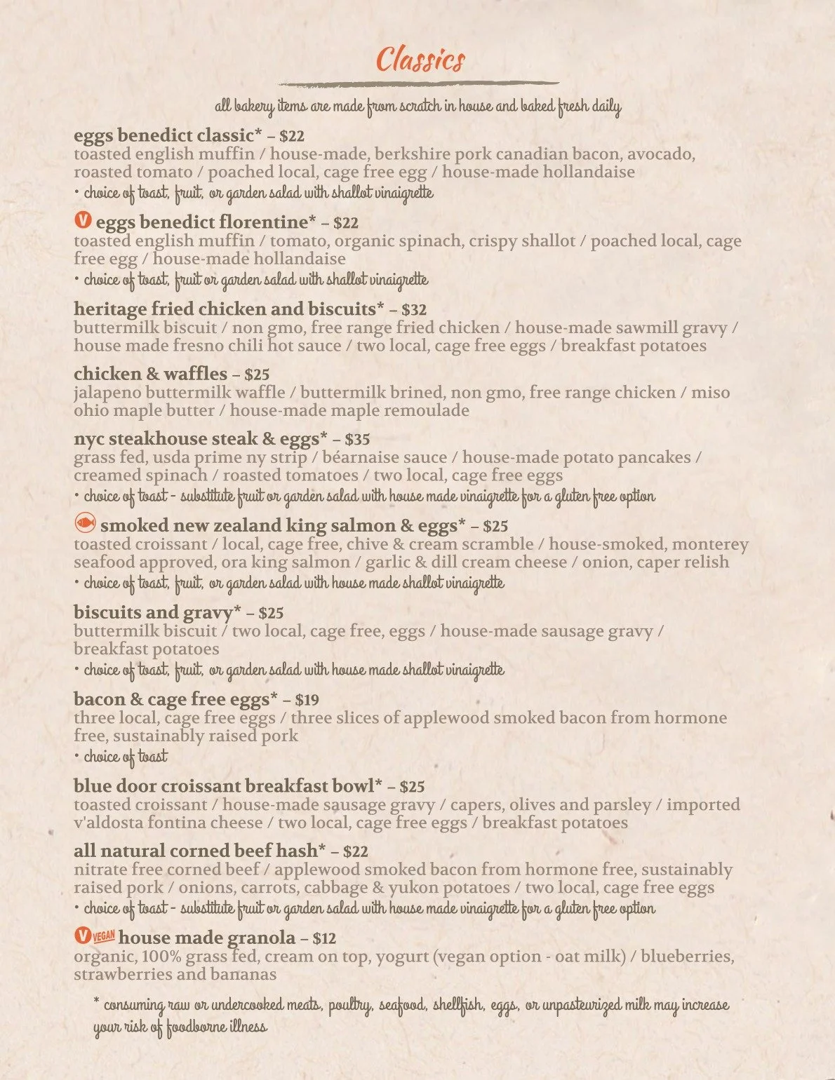 Food — The Blue Door Cafe & Bakery