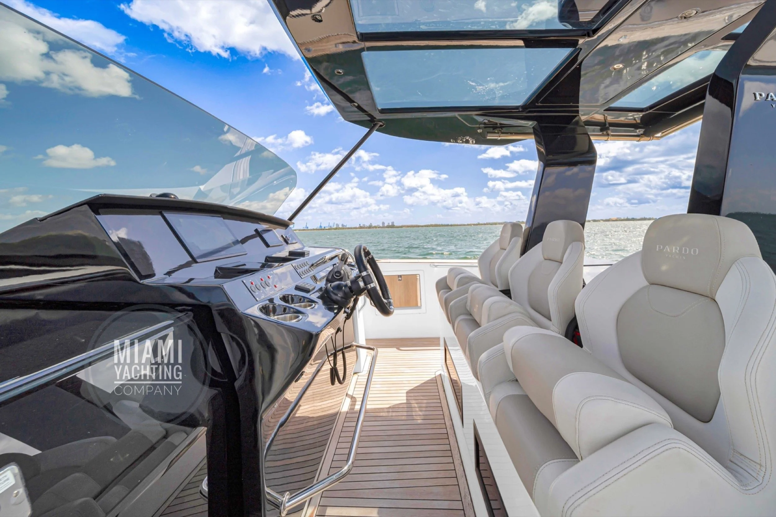 43 ft Pardo Yacht Rental in Miami Beach — Miami Yachting Company