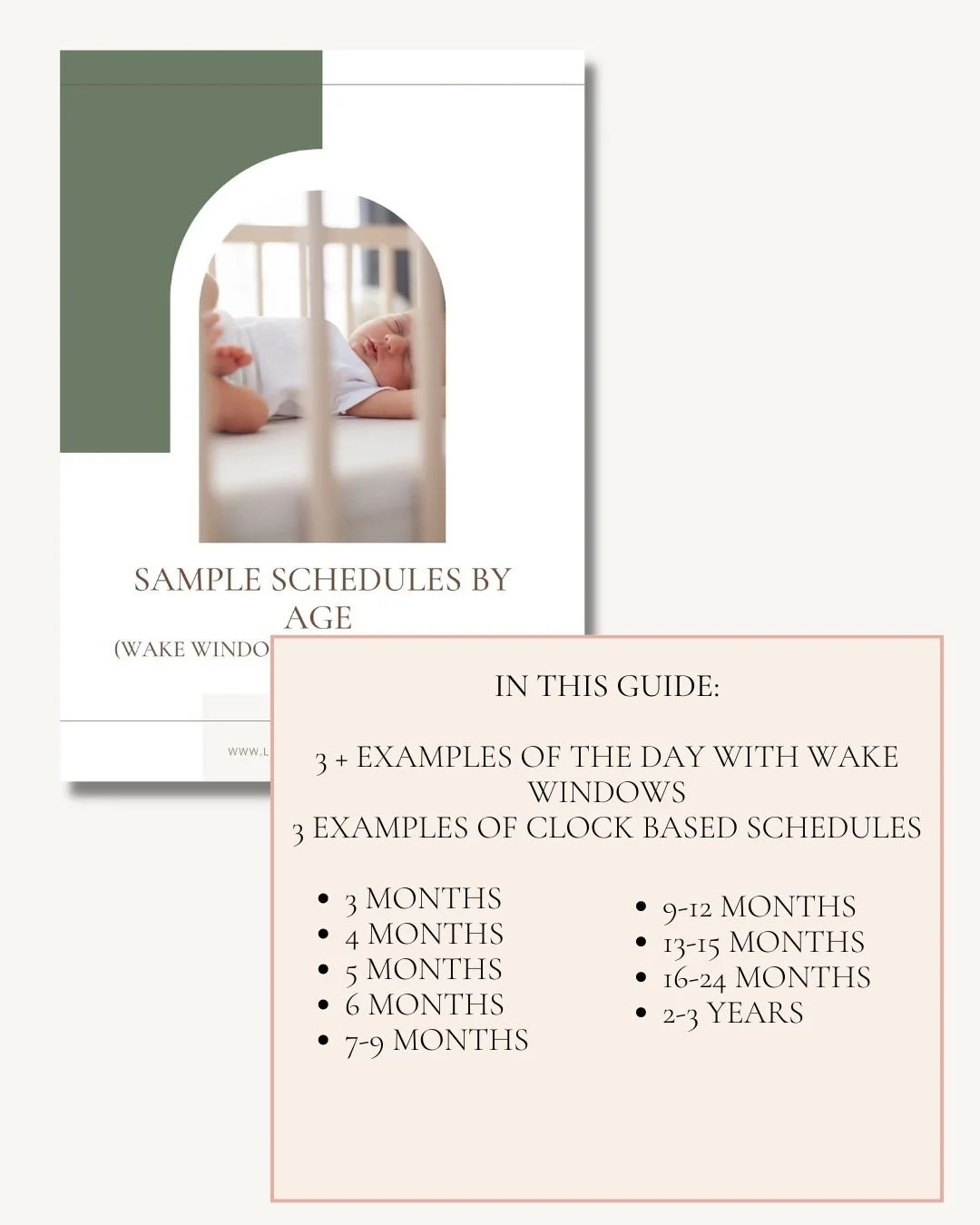 The Ultimate Baby Sleep Schedule Guide ( 3 months to 3 years) — Little ...