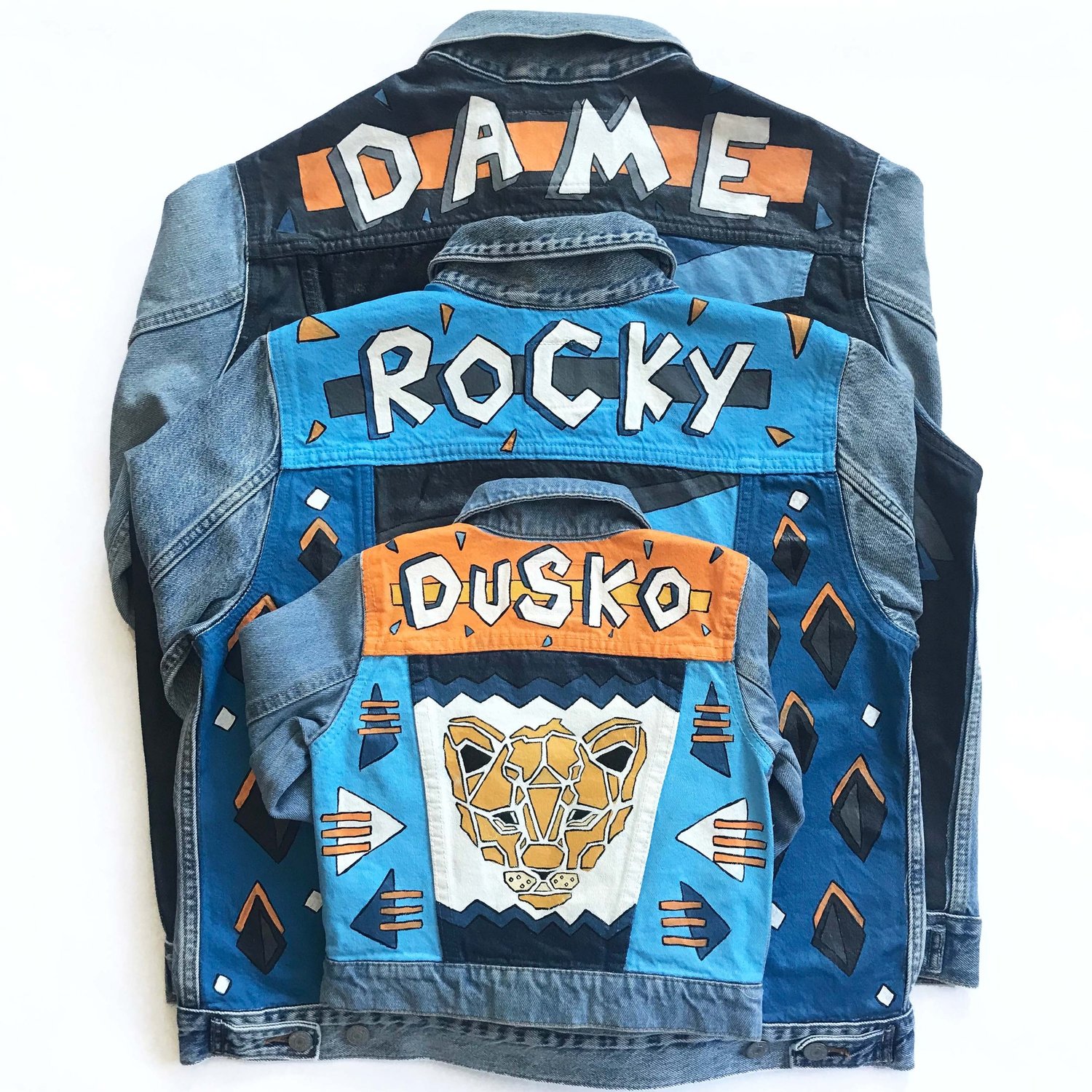 Custom Hand Painted Denim Jackets — Sarah Davida