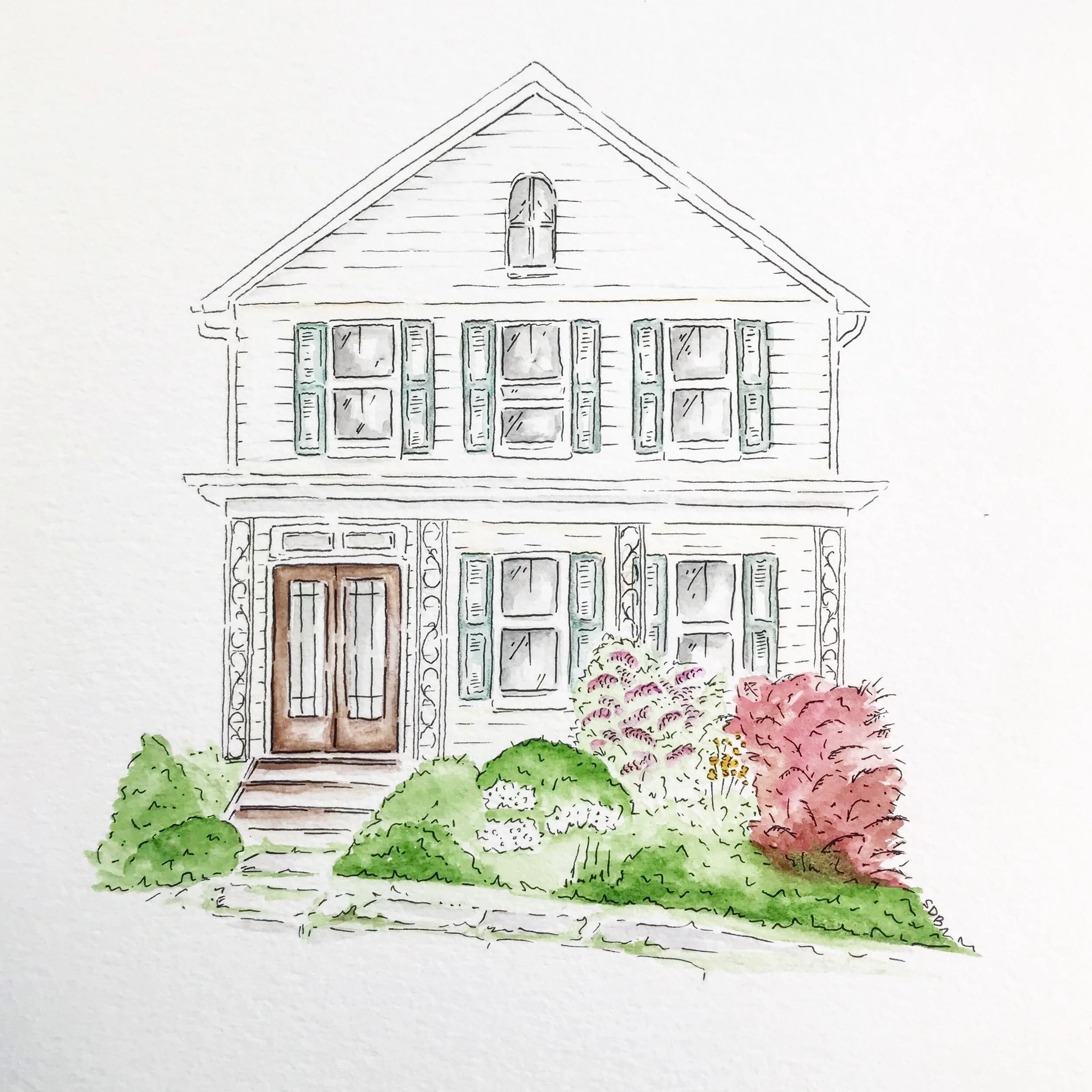 Custom Home and Building Portraits — Sarah Davida