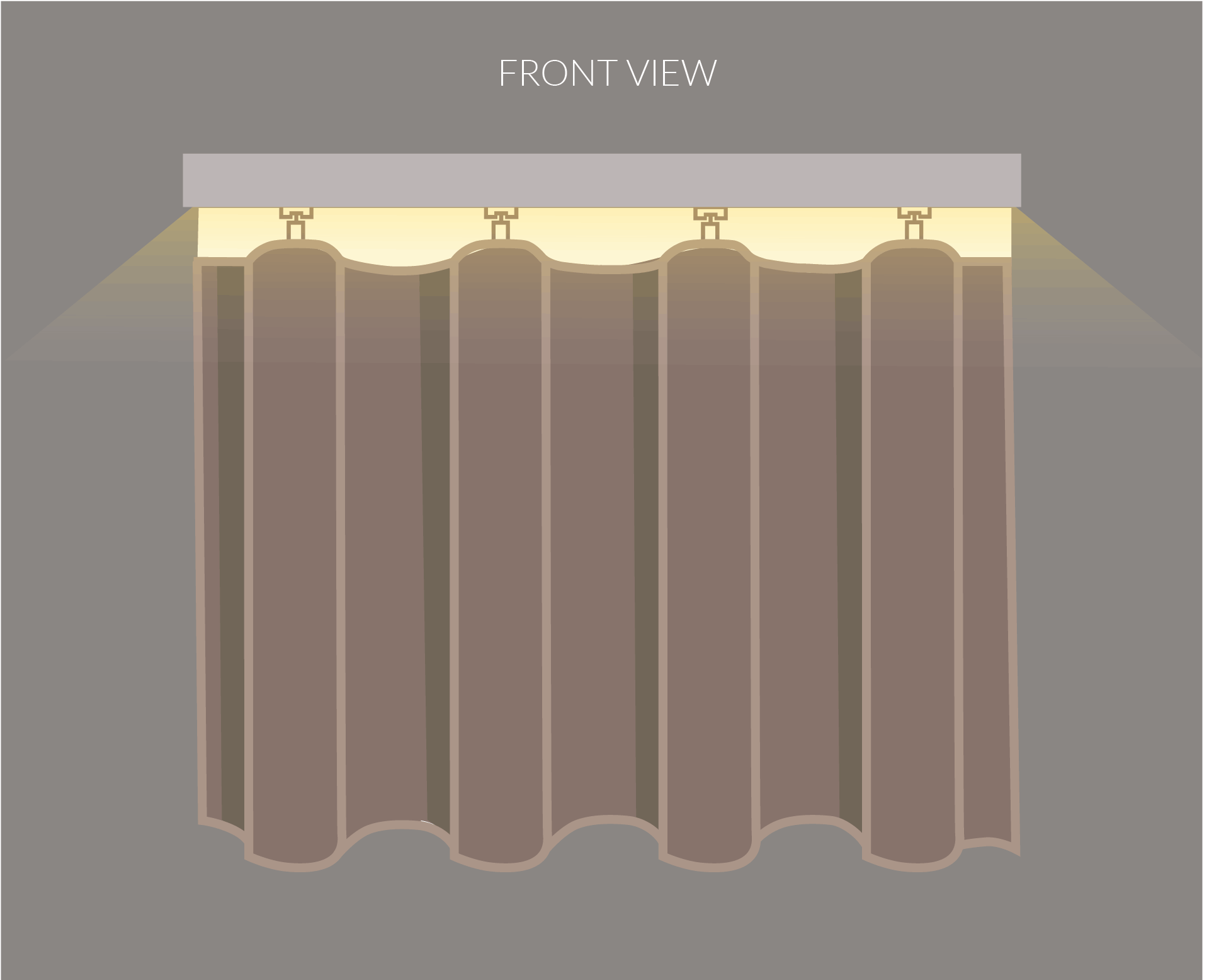 How To Fix Light Leaking Around Installed Hotel Drapes — Quiltcraft