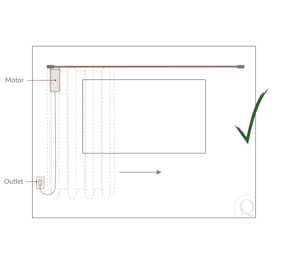 Drapery Motor And Outlet Locations — Quiltcraft