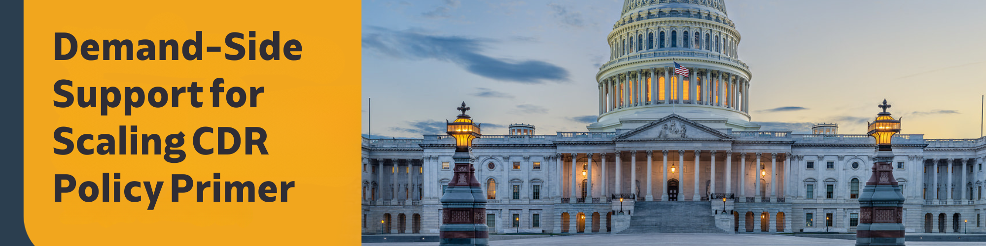 Demand-Side Support for Scaling CDR Policy Primer — Carbon Business Council