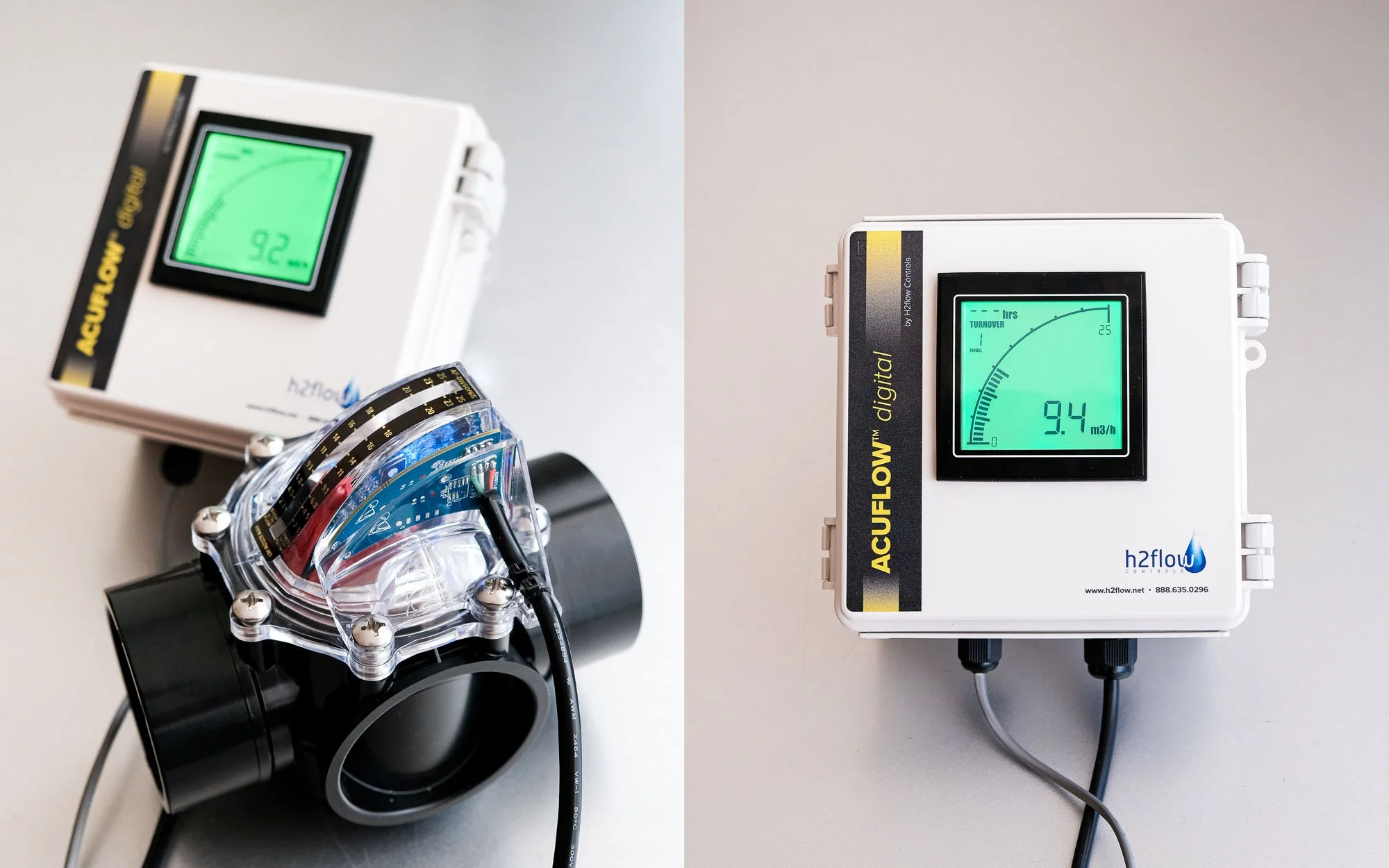AcuFlow flow meter — H2Flow Controls