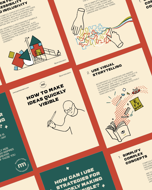 Making ideas quickly visible ensures that your key visuals will not ...