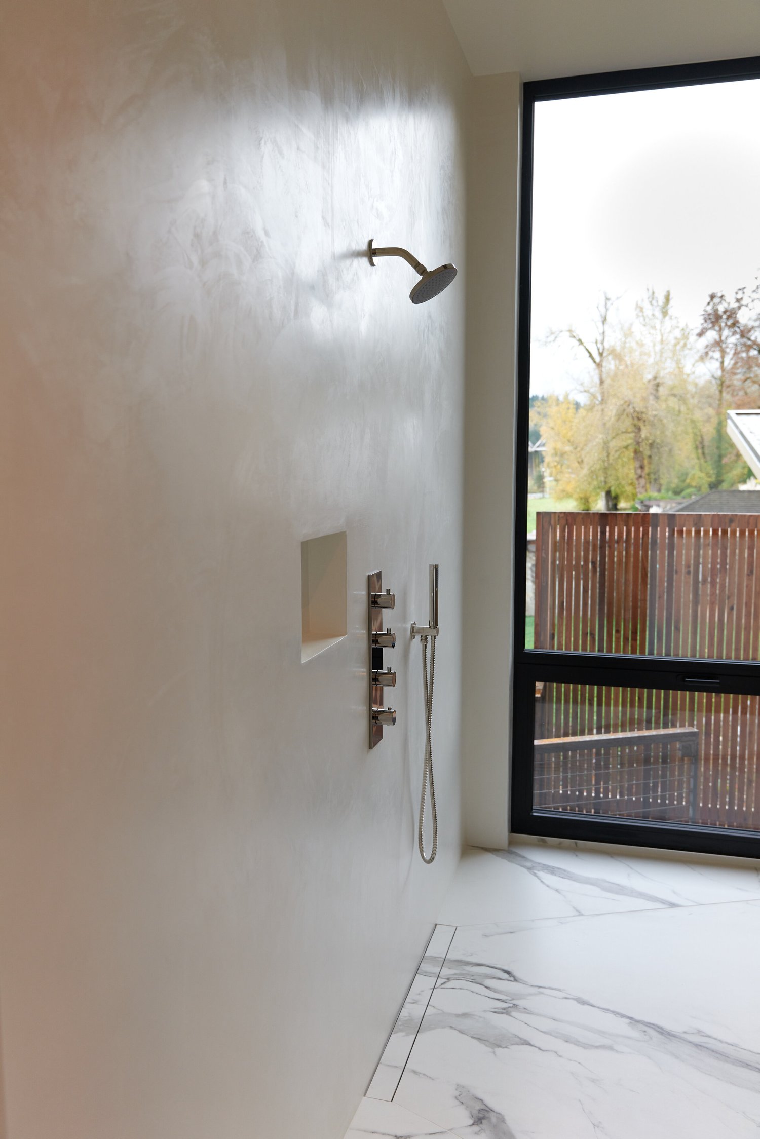 Modern Tadelakt Plaster Shower — Traditional Natural Plaster Co.