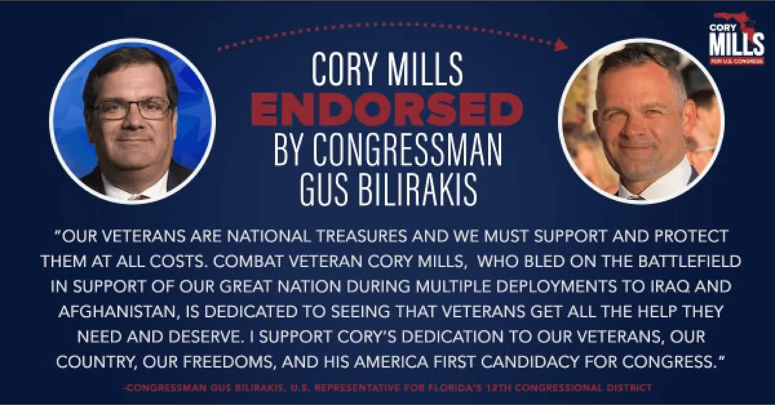 Endorsements — CORY MILLS for U.S. Congress | Florida's 7th ...