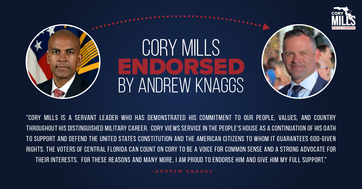 Endorsements — CORY MILLS for U.S. Congress | Florida's 7th ...