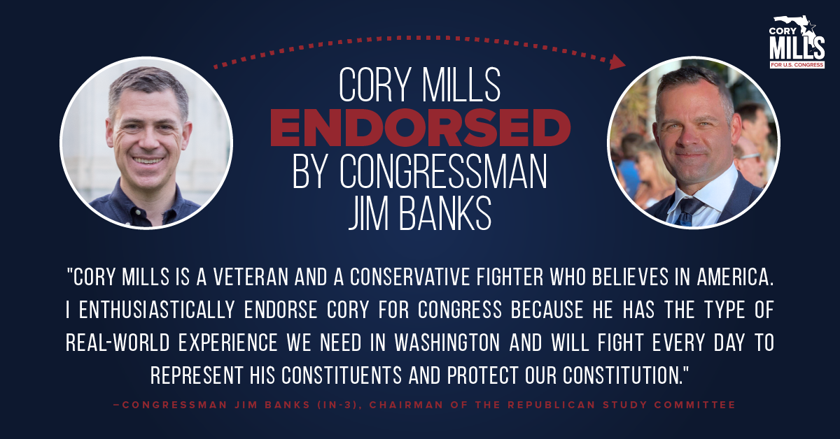 Endorsements — CORY MILLS for U.S. Congress | Florida's 7th ...