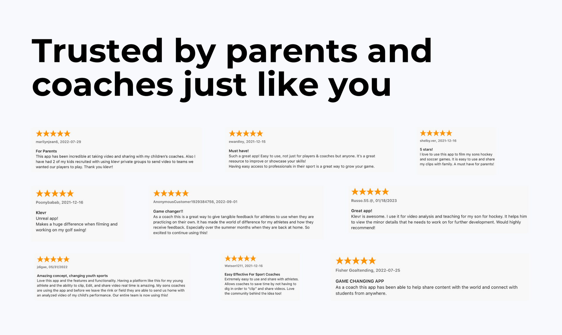 Klevr - Sports App For Video Sharing and Analysis