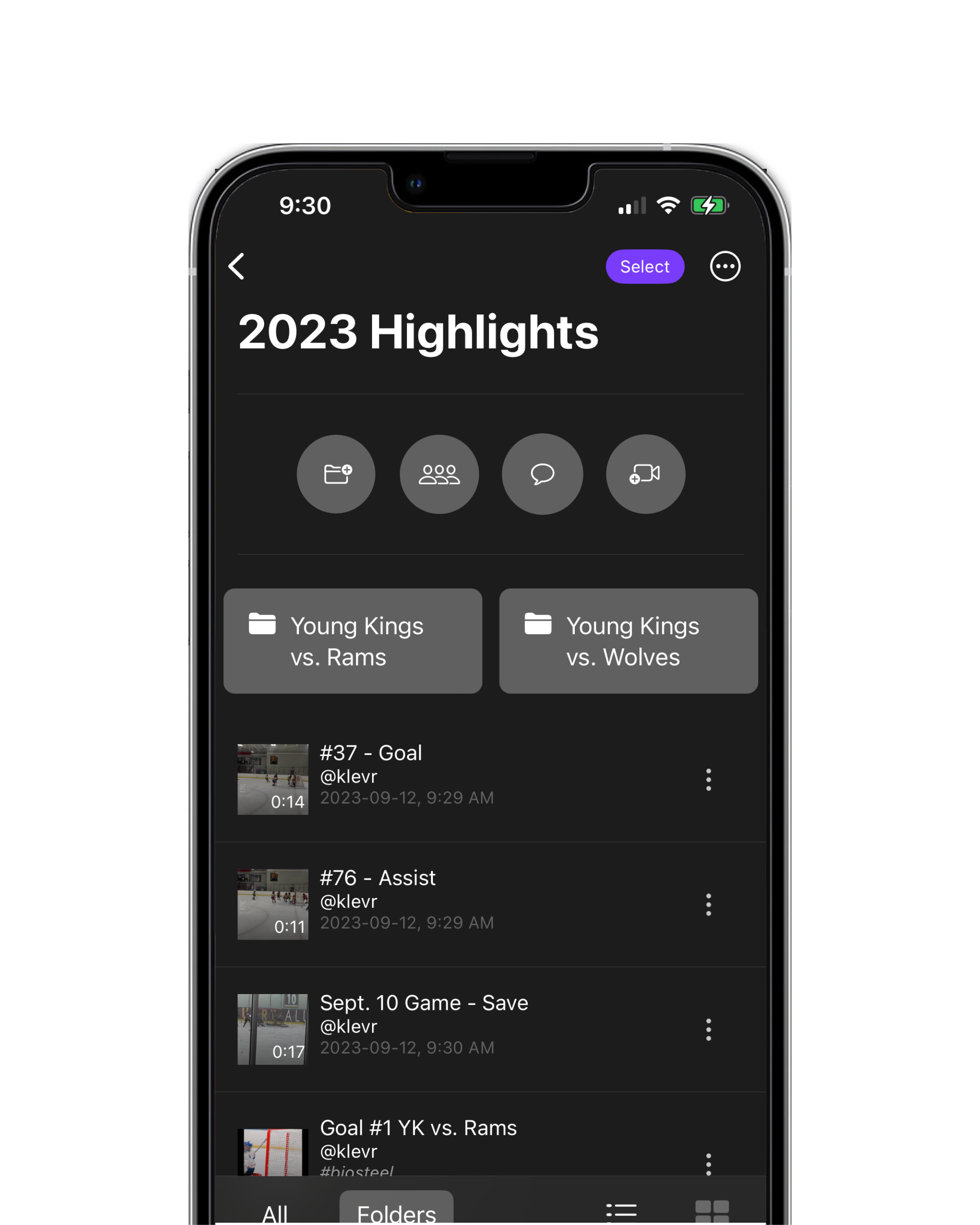 Klevr - Sports App For Video Sharing and Analysis