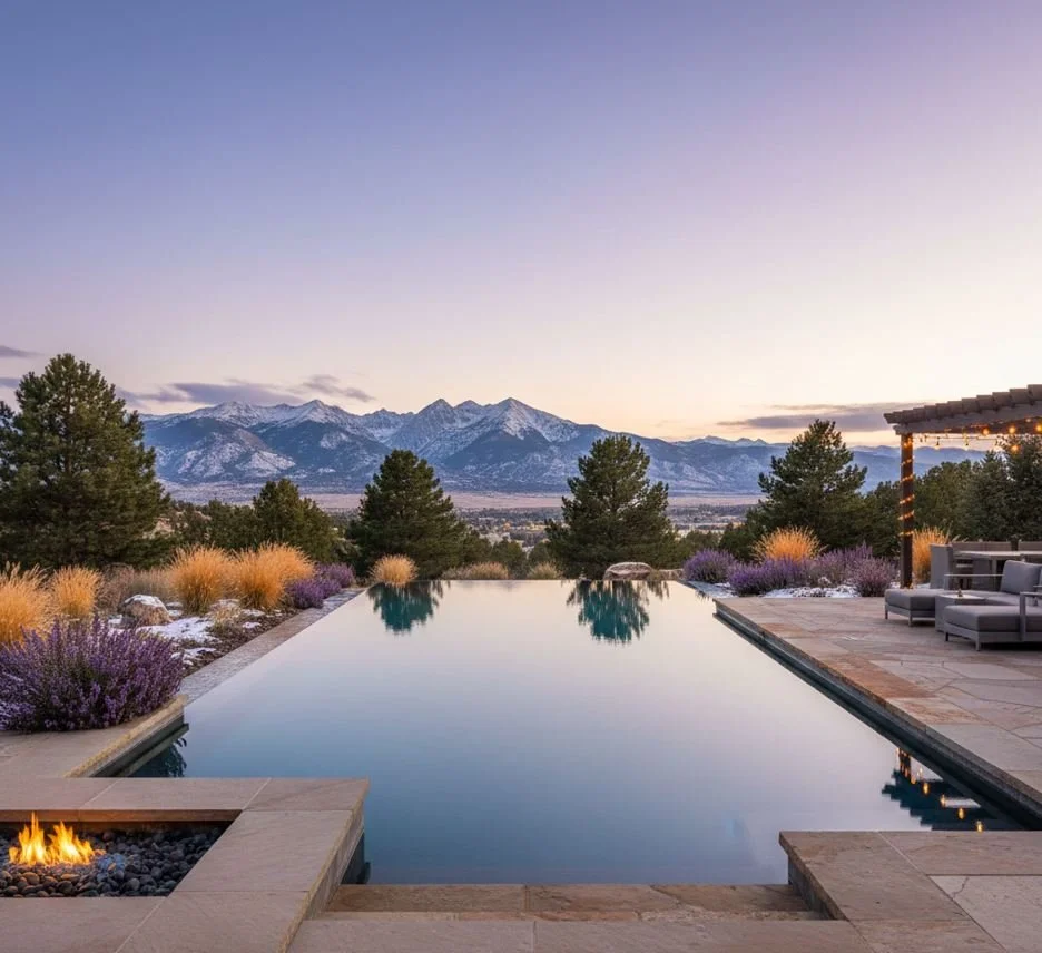 Luxury Pool & Landscape Design Parker CO — Aspenwood Landscaping