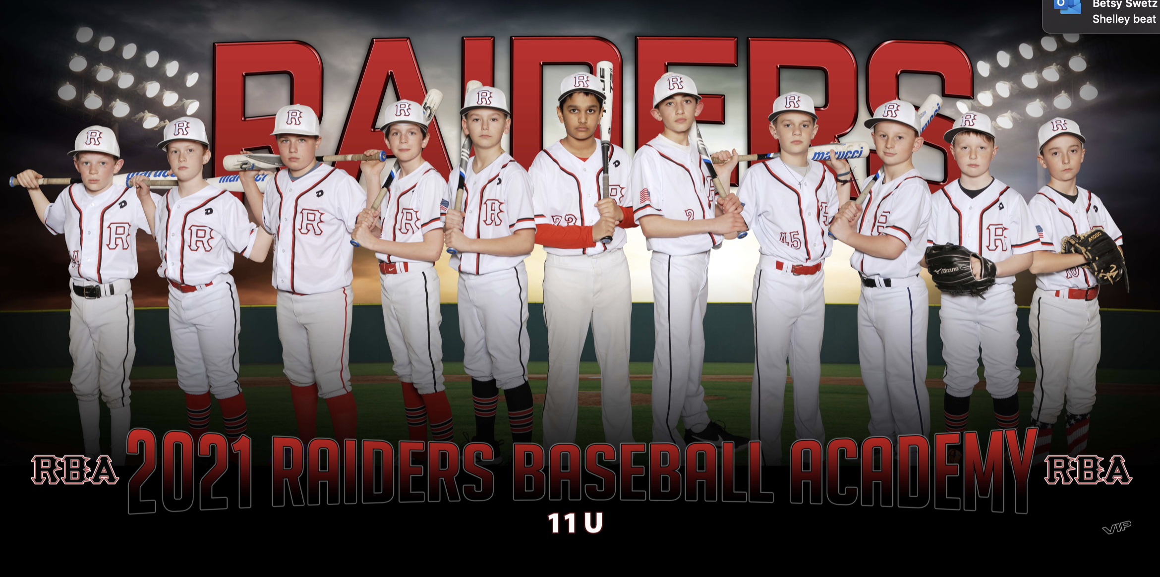TEAMS — Raiders Baseball Academy