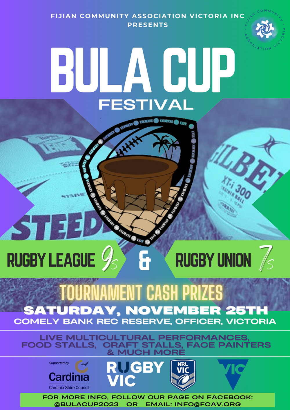 EVENTS — FIJIAN COMMUNITY ASSOCIATION VICTORIA